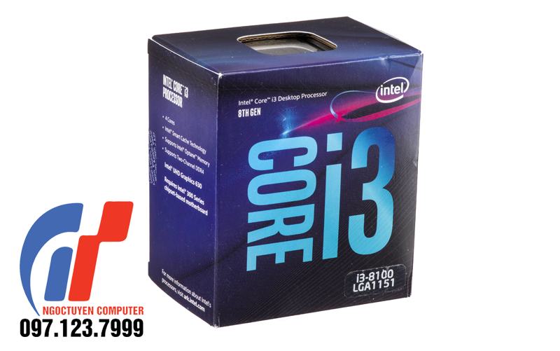 CPU Intel Core i3 -9100F (3.6 GHzTurbo up to 4.20GHz / 4 nhân 4 luồng/ 6MB /Socket 1151)